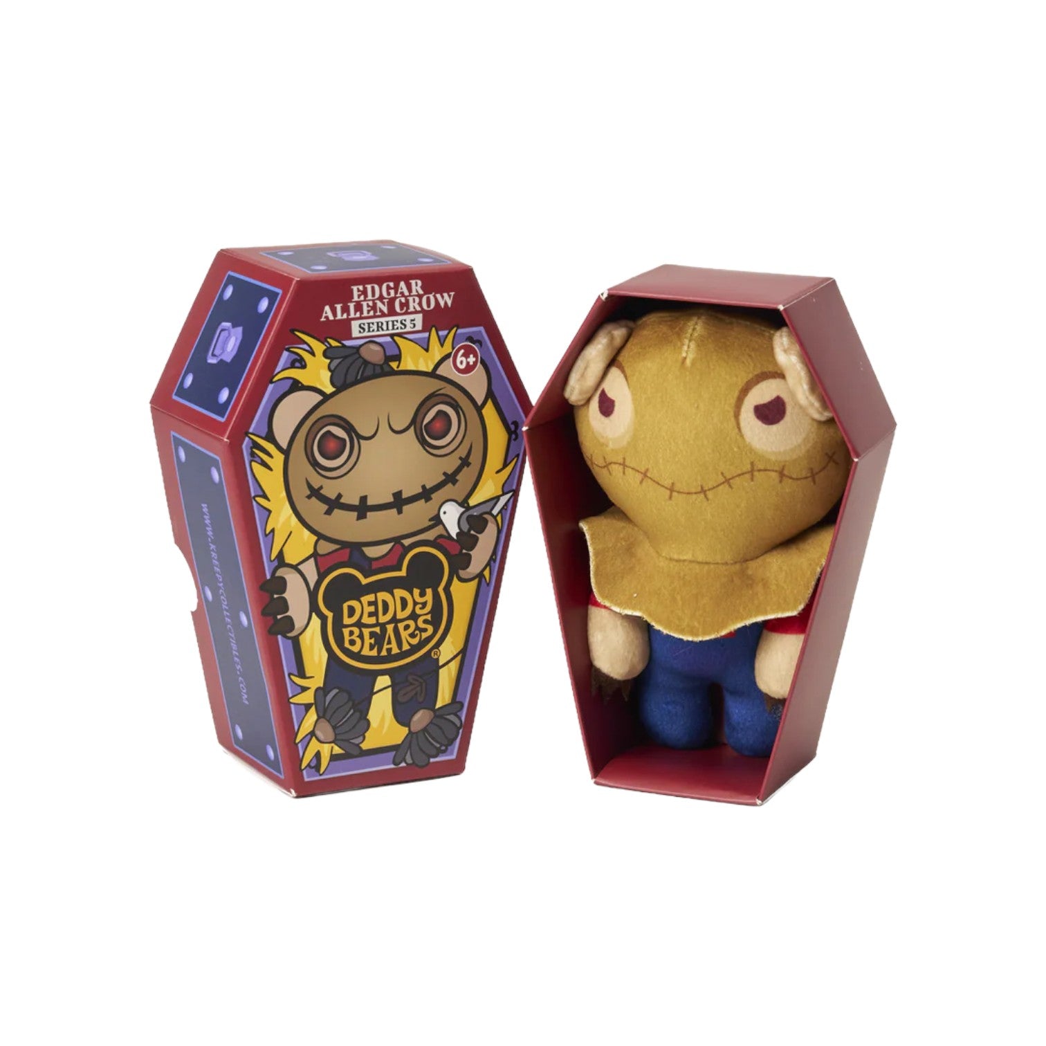 Deddy Bears Series 5 Edgar Allen Crow 5-Inch Plush in Coffin Box – ReChild