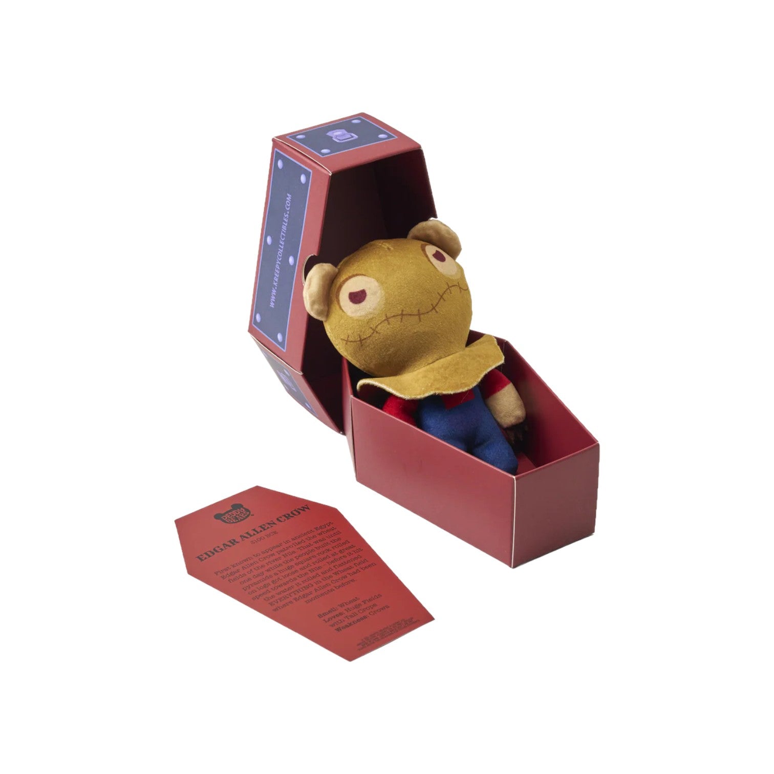 Deddy Bears Series 5 Edgar Allen Crow 5-Inch Plush in Coffin Box – ReChild