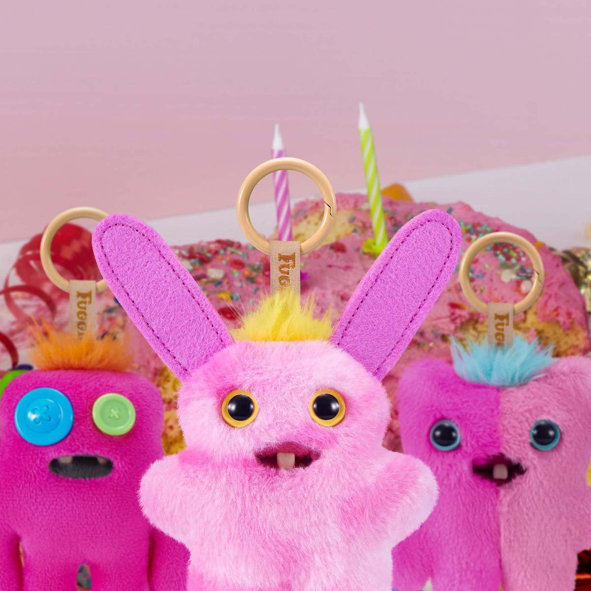 Fuggler Baby Pinkles Sasquoosh Keyring | ReChild