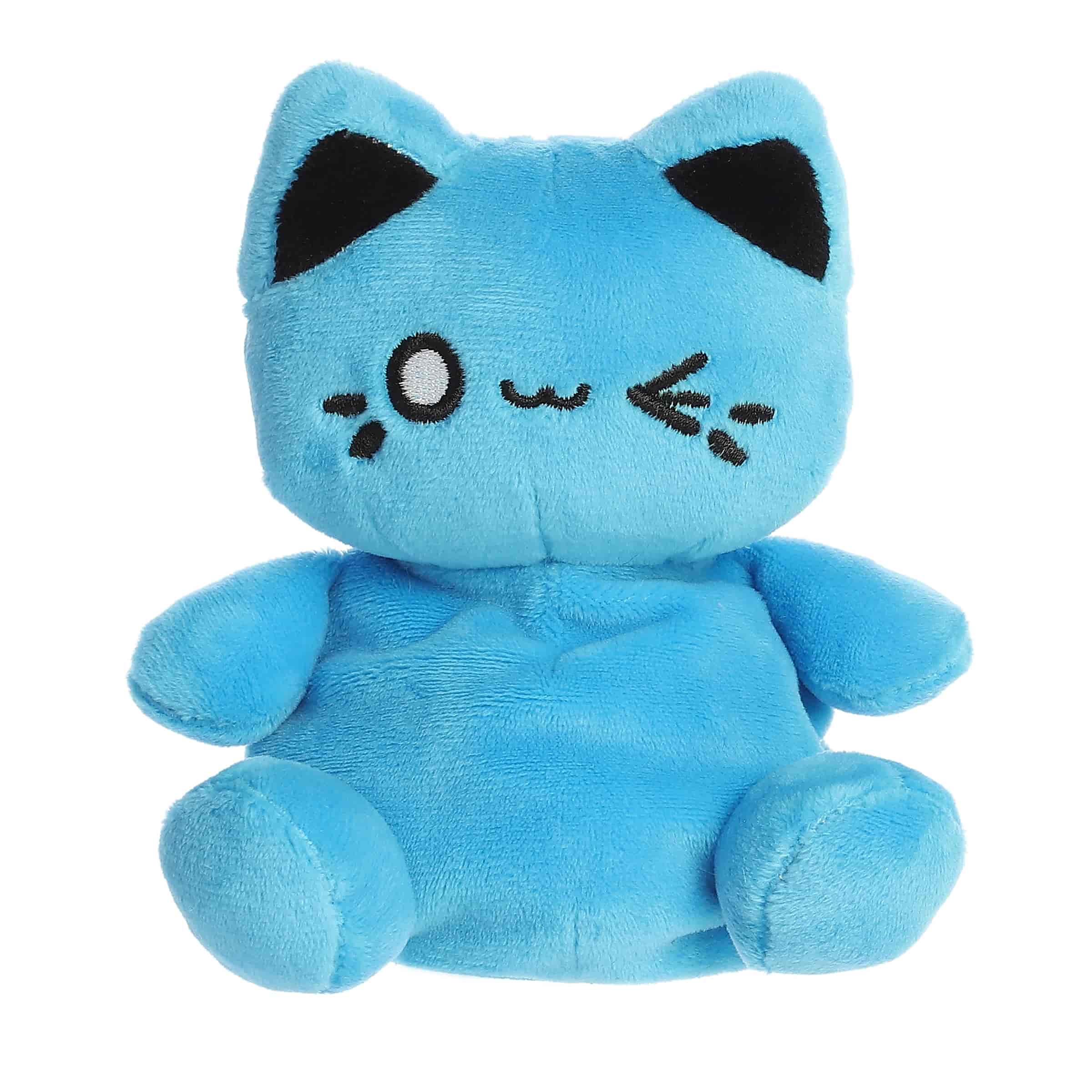 Palm Pals Tasty Peach Electric Blue Meowchi 5-Inch Plush | ReChild